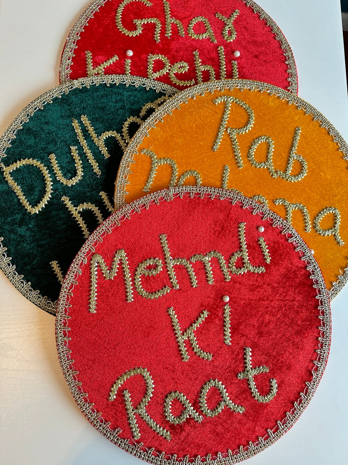 Wedding Hand Board/pakistani Shaadi/mehndi Props Desi Wedding Hand Sign ...