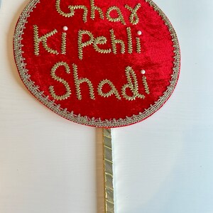 Wedding Hand Board/pakistani Shaadi/mehndi Props Desi Wedding Hand Sign ...
