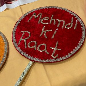 Wedding Hand Board/pakistani Shaadi/mehndi Props Desi Wedding Hand Sign ...