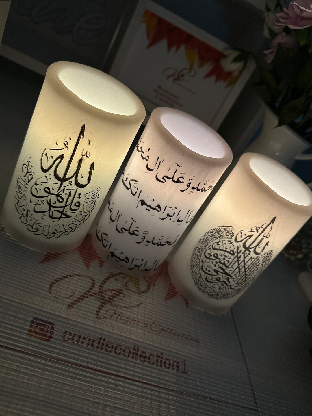 Islamic Flame Less LED Candles - Etsy