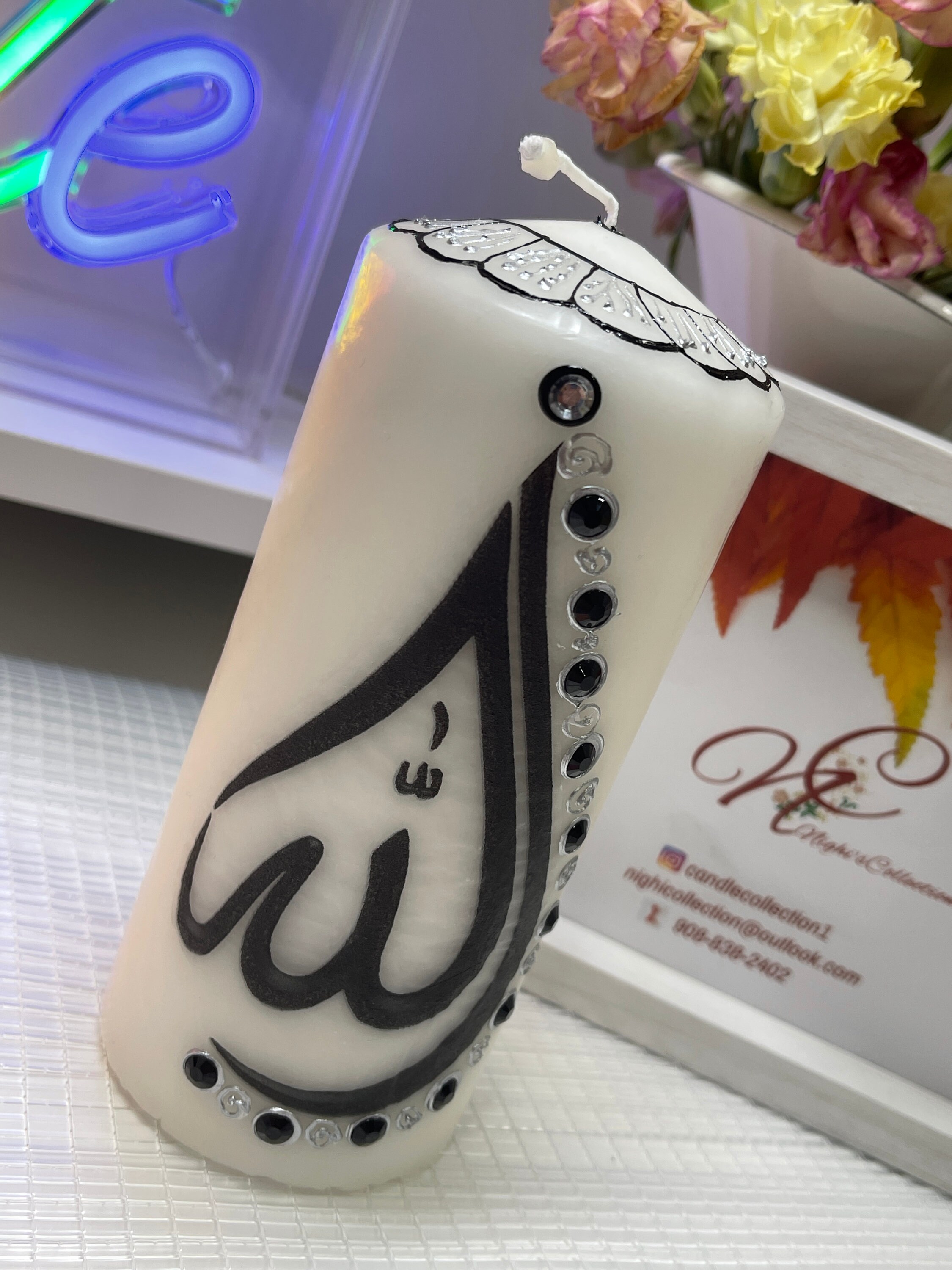 Islamic Designed Pillar Candles. - Etsy