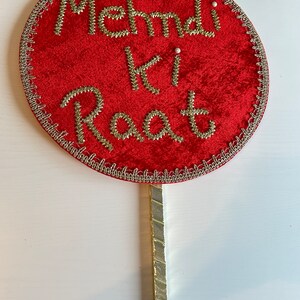 Wedding Hand Board/pakistani Shaadi/mehndi Props Desi Wedding Hand Sign ...