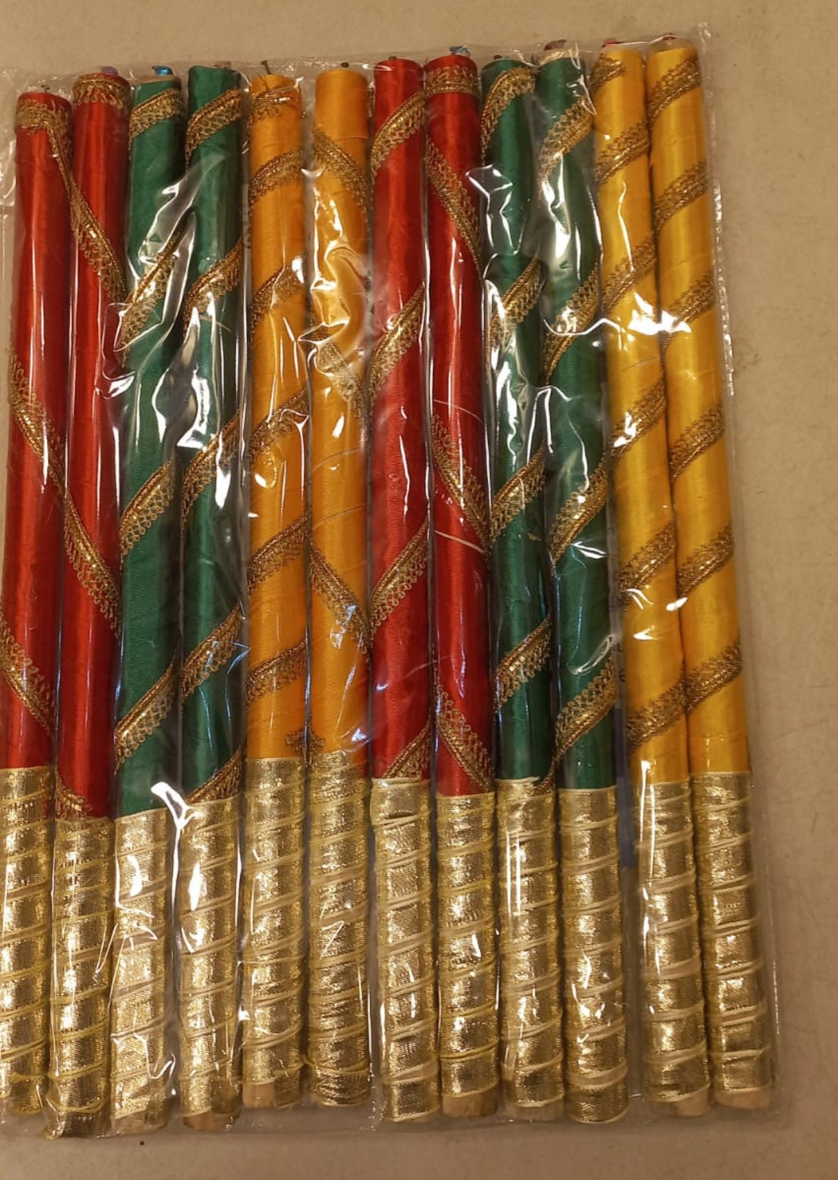 Dandiya Sticks for Garba Celebrations/mehndi(pack of 12) - Etsy