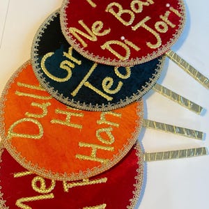 Wedding Hand Board/pakistani Shaadi/mehndi Props Desi Wedding Hand Sign ...