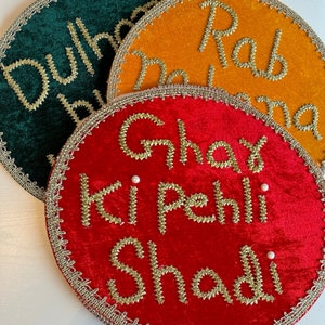 Wedding Hand Board/pakistani Shaadi/mehndi Props Desi Wedding Hand Sign ...