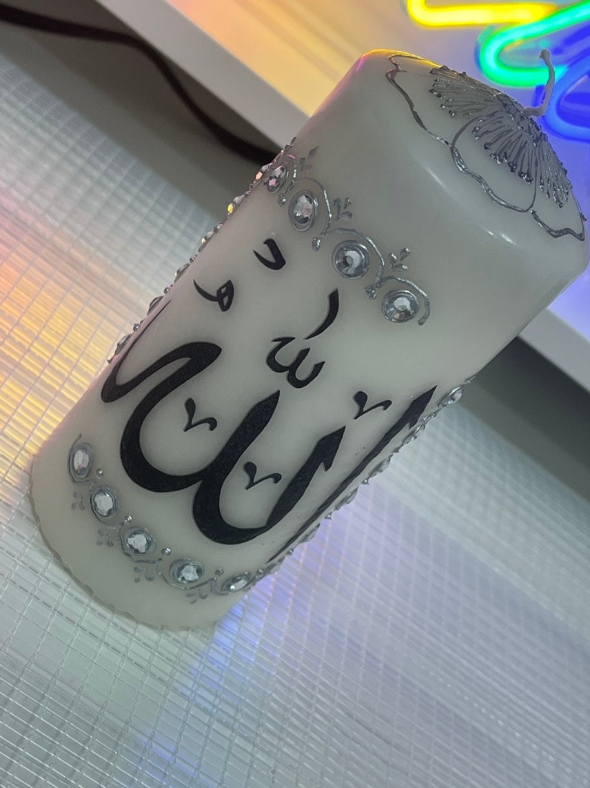 Islamic Designed Pillar Candles. - Etsy