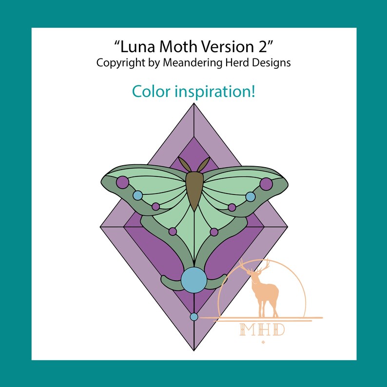 Luna Moth Version 2 - Etsy