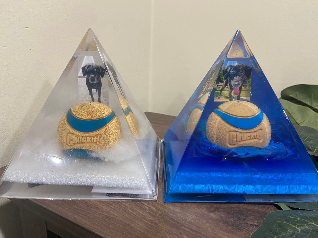 This is for 2 Pet Memorial Pyramid Large Resin Memorial - Etsy