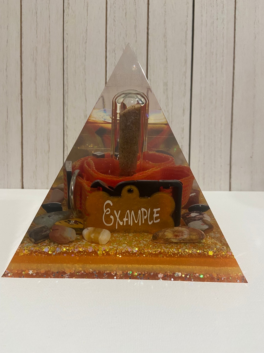 Pet Memorial Pyramid, Large, Resin Memorial, Dog/cat Ashes - Etsy