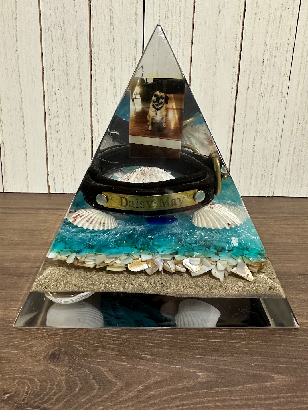 Pet Memorial Pyramid, Large, Resin Memorial, Dog/cat Ashes - Etsy