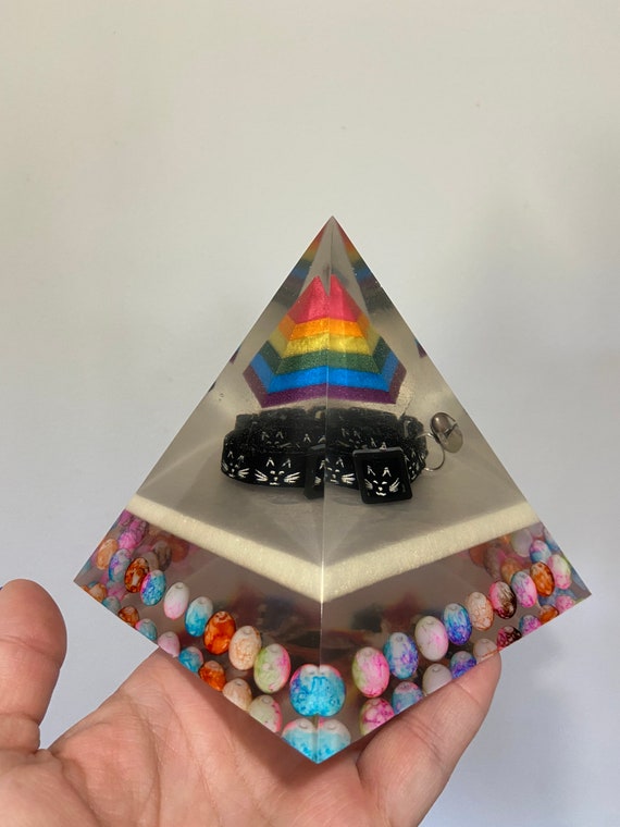 Small Pet 4 Inch Memorial Pyramid Resin Memorial - Etsy