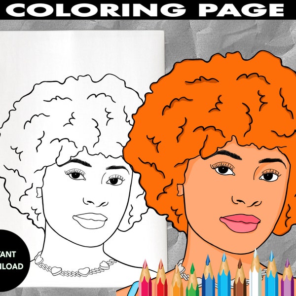 Ice Spice Coloring Sheets - Etsy