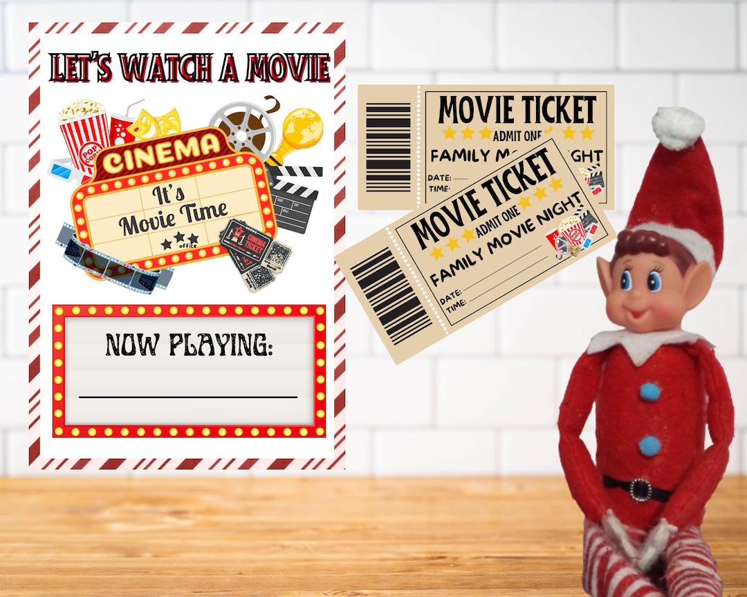 Elf Movie Printable, Elf Activities, Printable Christmas Elf Props, Elf ...