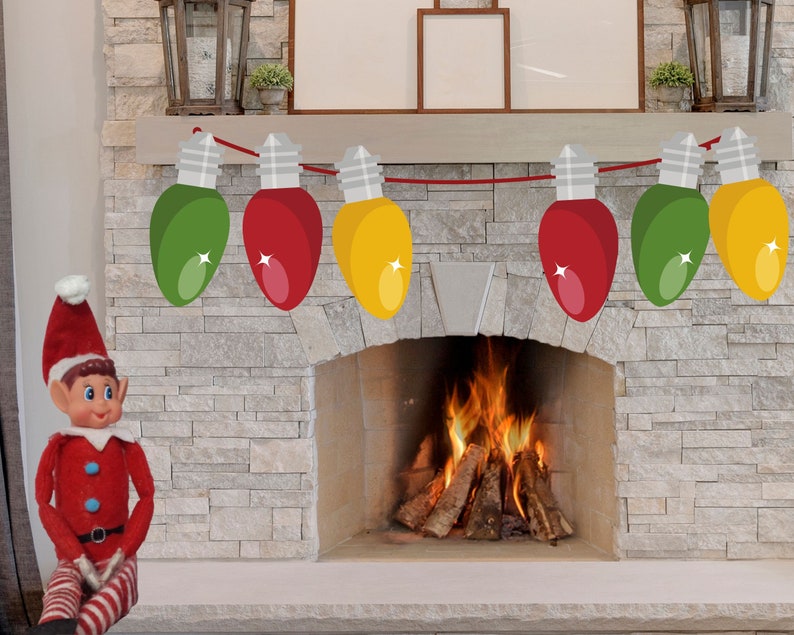 Elf Prank Printable, Elf Garland, Printable Christmas Banner, Elf ...