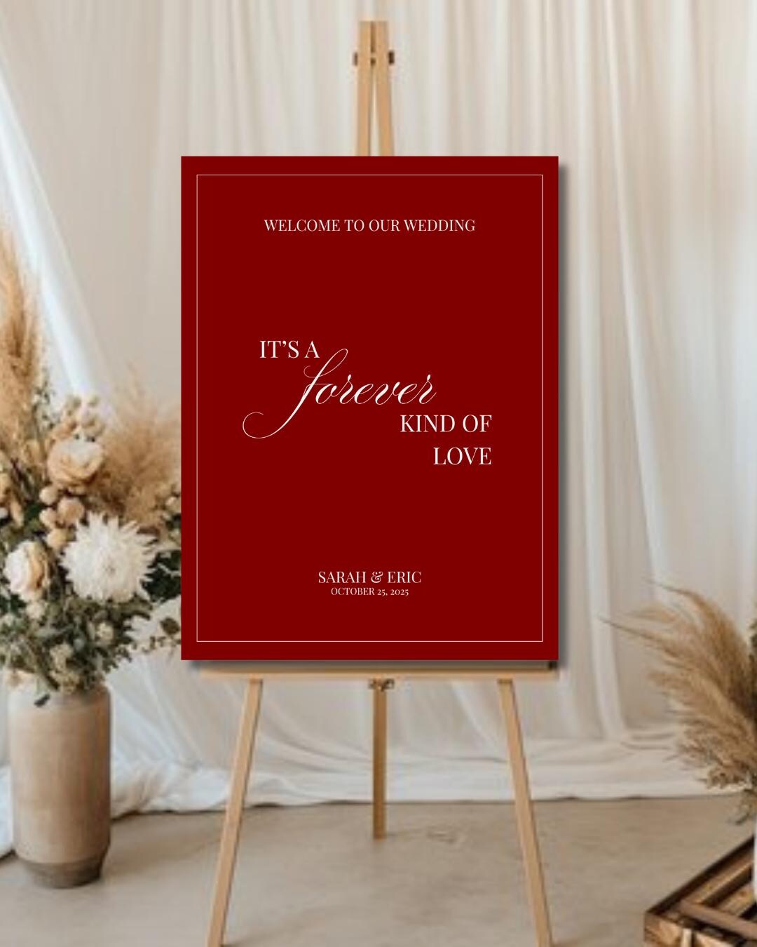 Customizable Wedding Welcome Sign | Elegant Script (digital Download) - Etsy