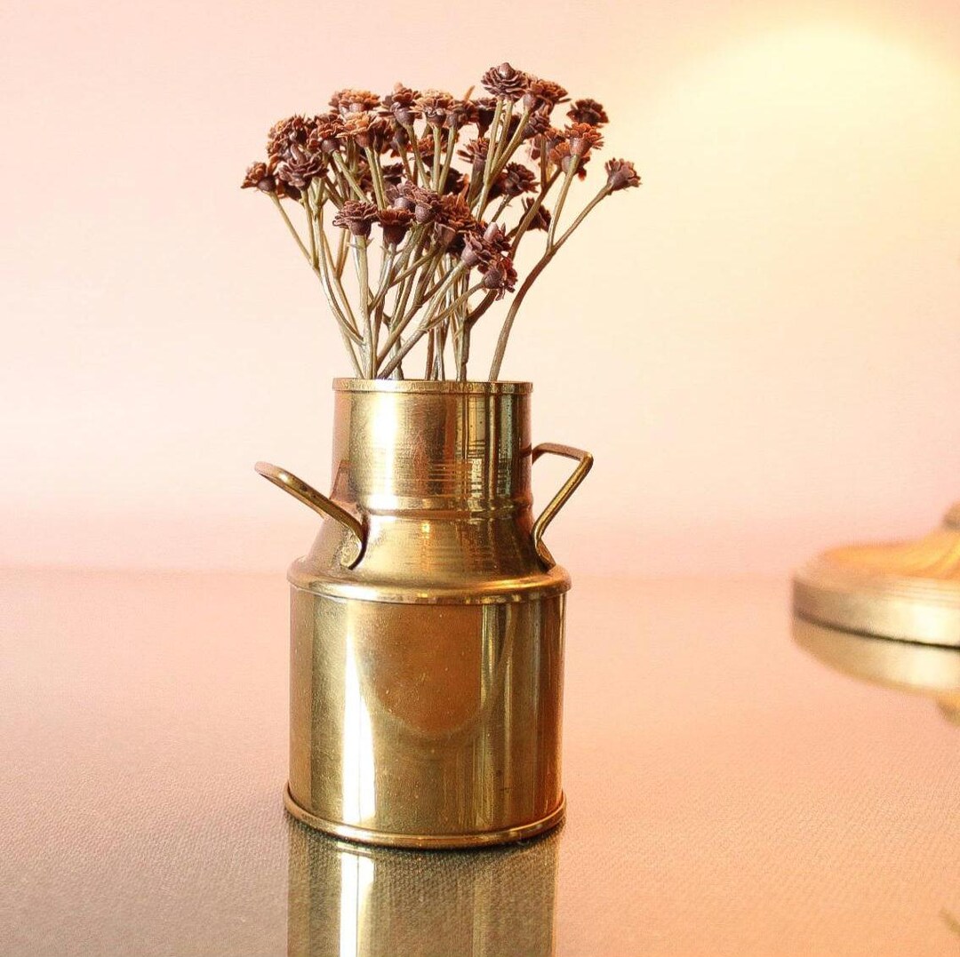 Vintage Mini Brass Jug, Vase - Etsy