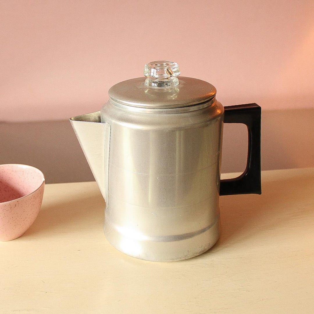 Vintage Comet Aluminum Camping Percolator - 7 Cup - Etsy