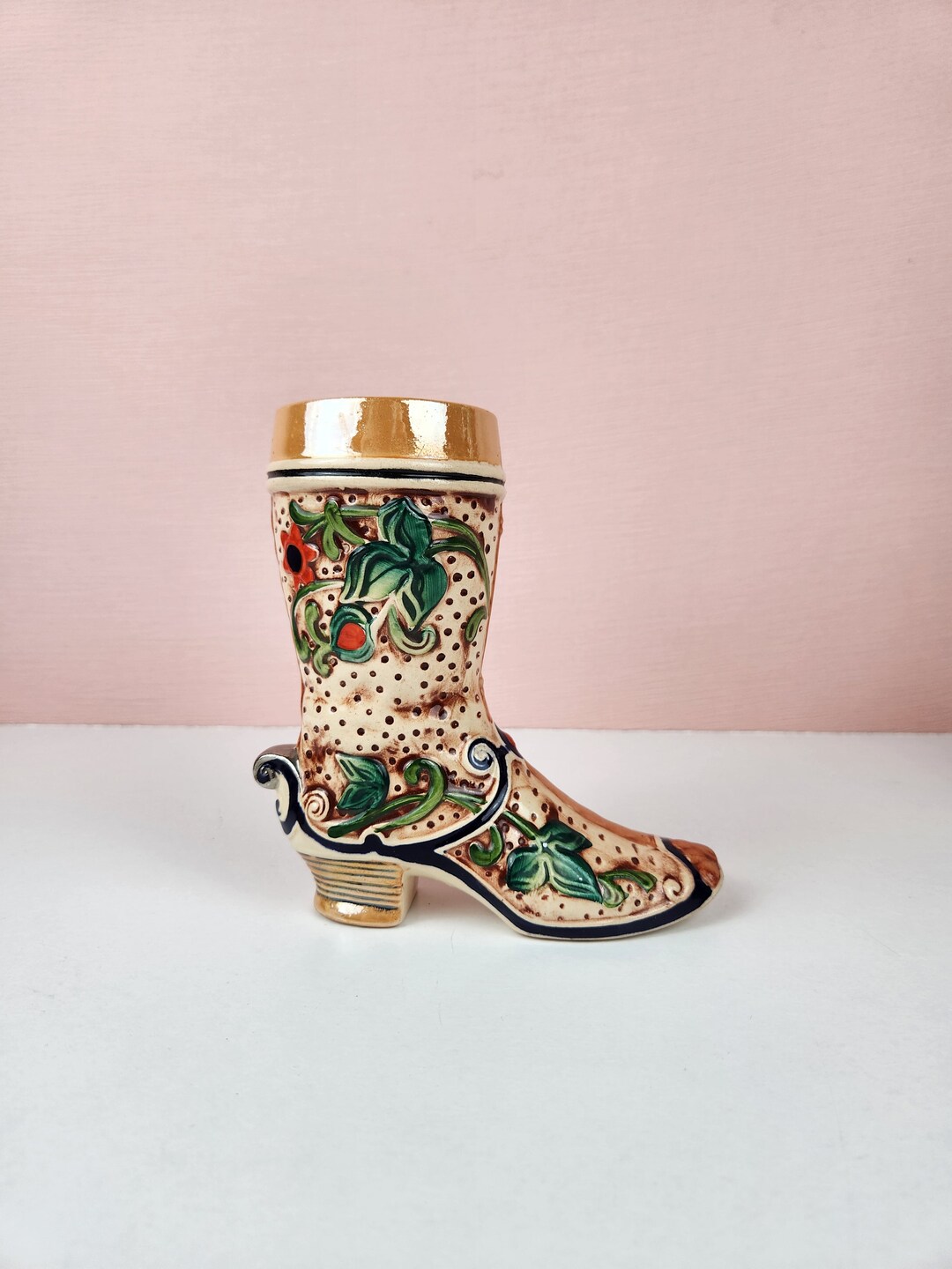 Planter German Boot Beer Stein Gerz Dining of West Germany, Bavarian - Etsy