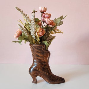 Iron Victorian Boot/shoe Vase Vintage Small - Etsy