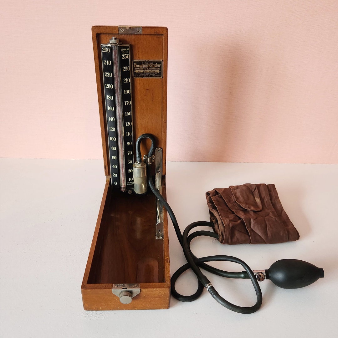 Antique Sphygmomanometer Bawmanometer Blood Pressure Instrument Kit - Etsy