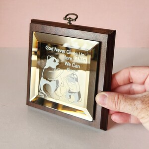 Vintage Panda Wall Mirror 5 X 5 - Etsy