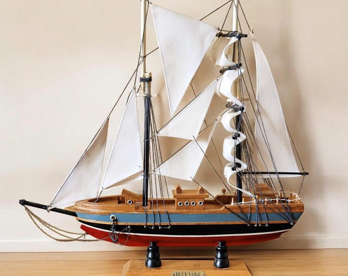 Vintage "blue Nose" Tall Ships of the World by Heritage 14" Boat - Etsy