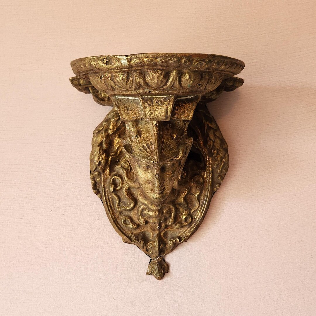 Antique Baroque Gilded Plaster Wall Shelf, Rare - Etsy