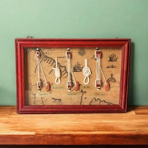 Charming Nautical Knots Shadow Box, Vintage - Etsy