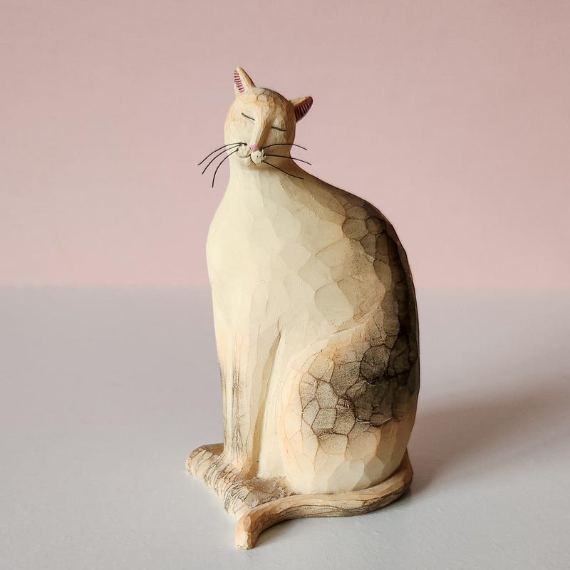 Cat Figurines - Etsy