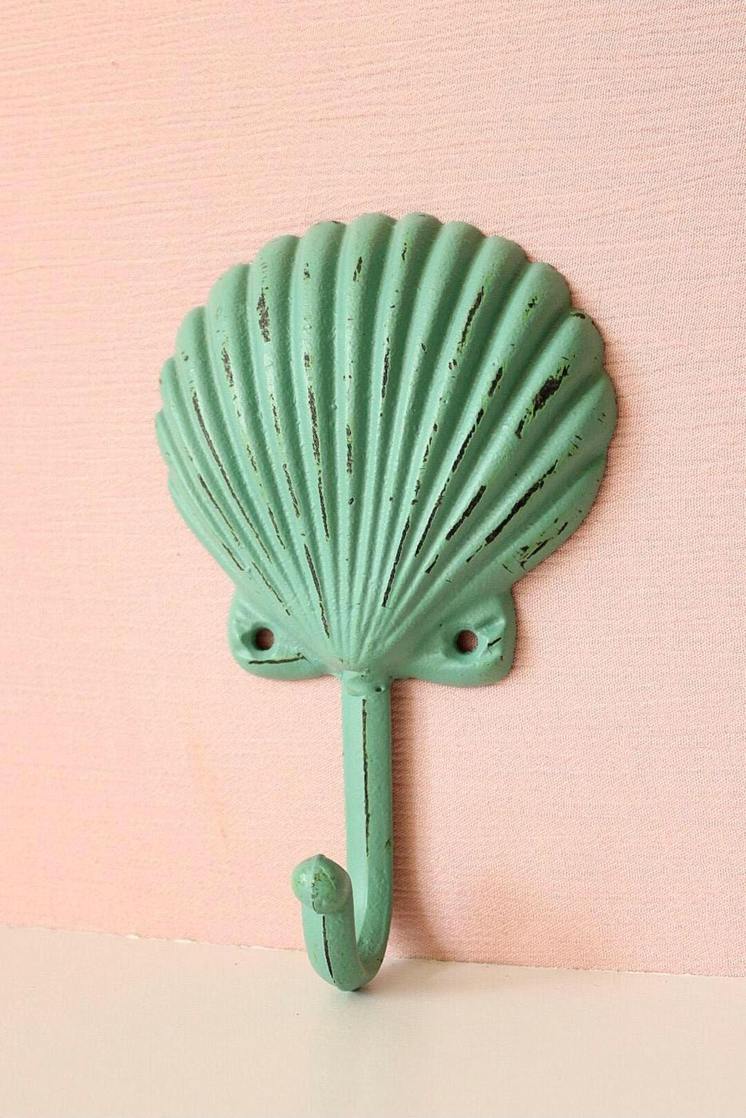 Seashell Cast Iron Wall Hook, Vintage - Etsy