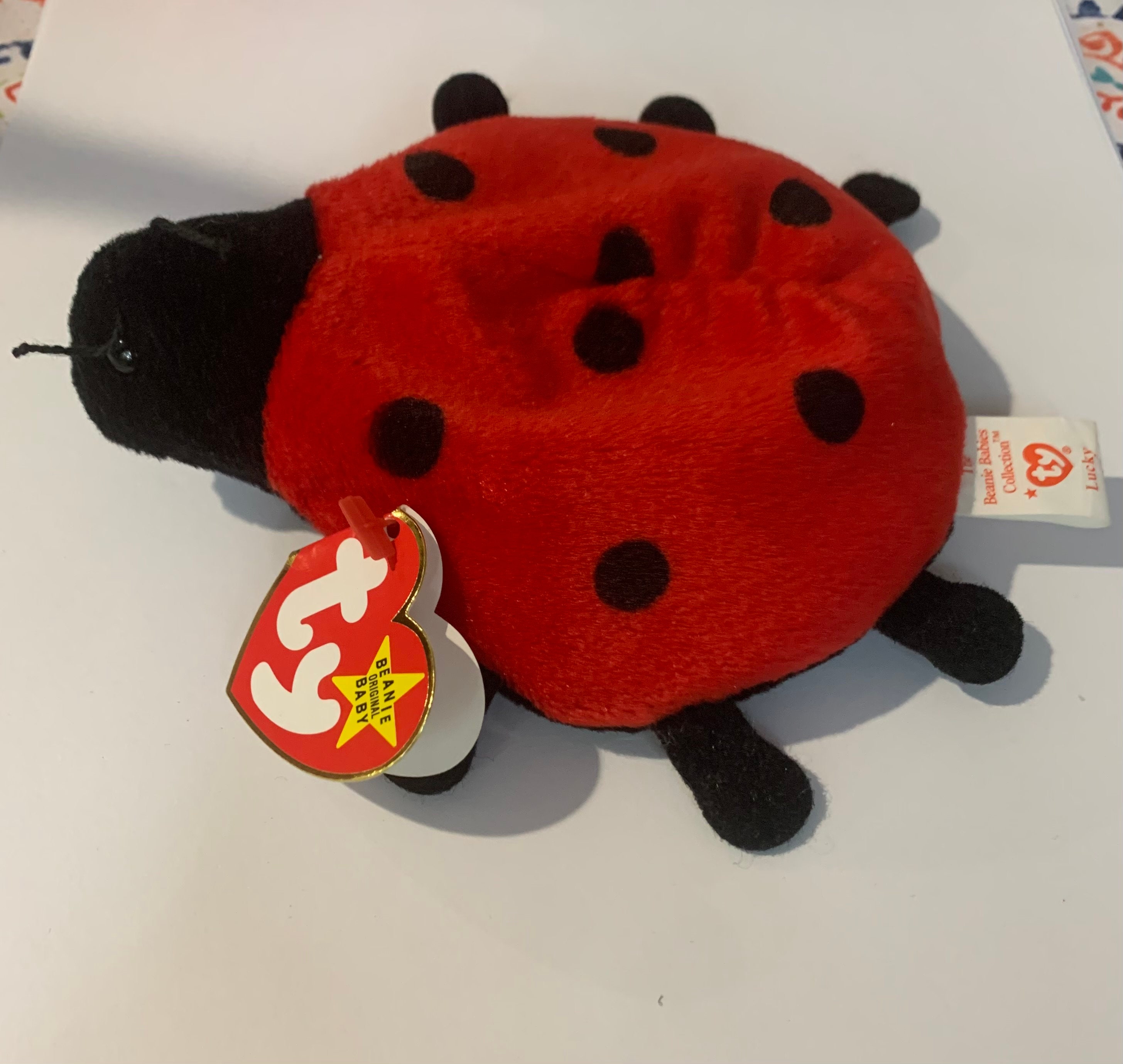 Vintage TY Beanie Baby Rare Stuffed Animal Lucky Style 4040 1985 in ...