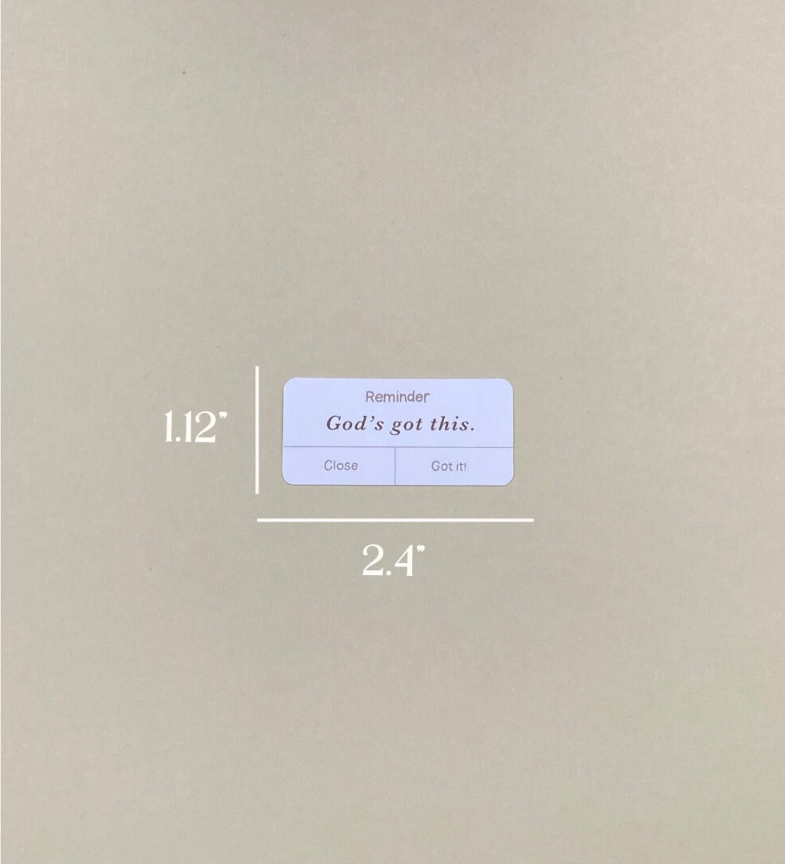 God's Got This Single Reminder Sticker - Etsy