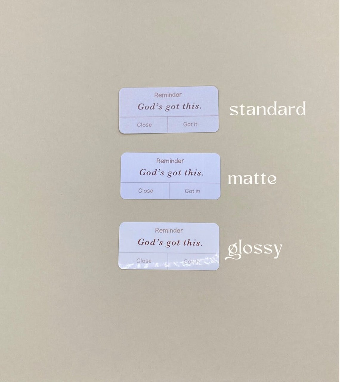 God's Got This Single Reminder Sticker - Etsy
