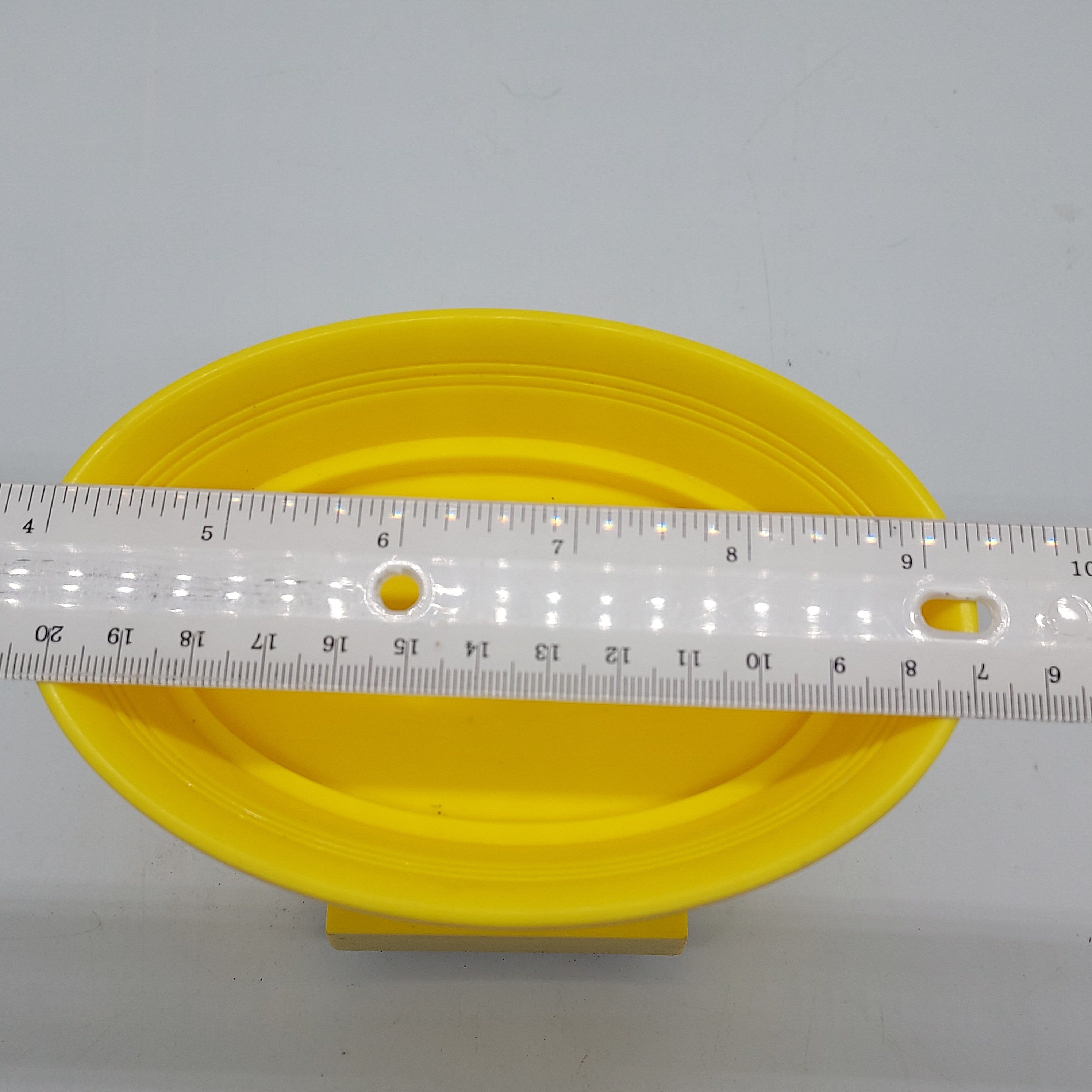 Vintage Yellow Modernist Business Card Tray Hard Plastic - Etsy