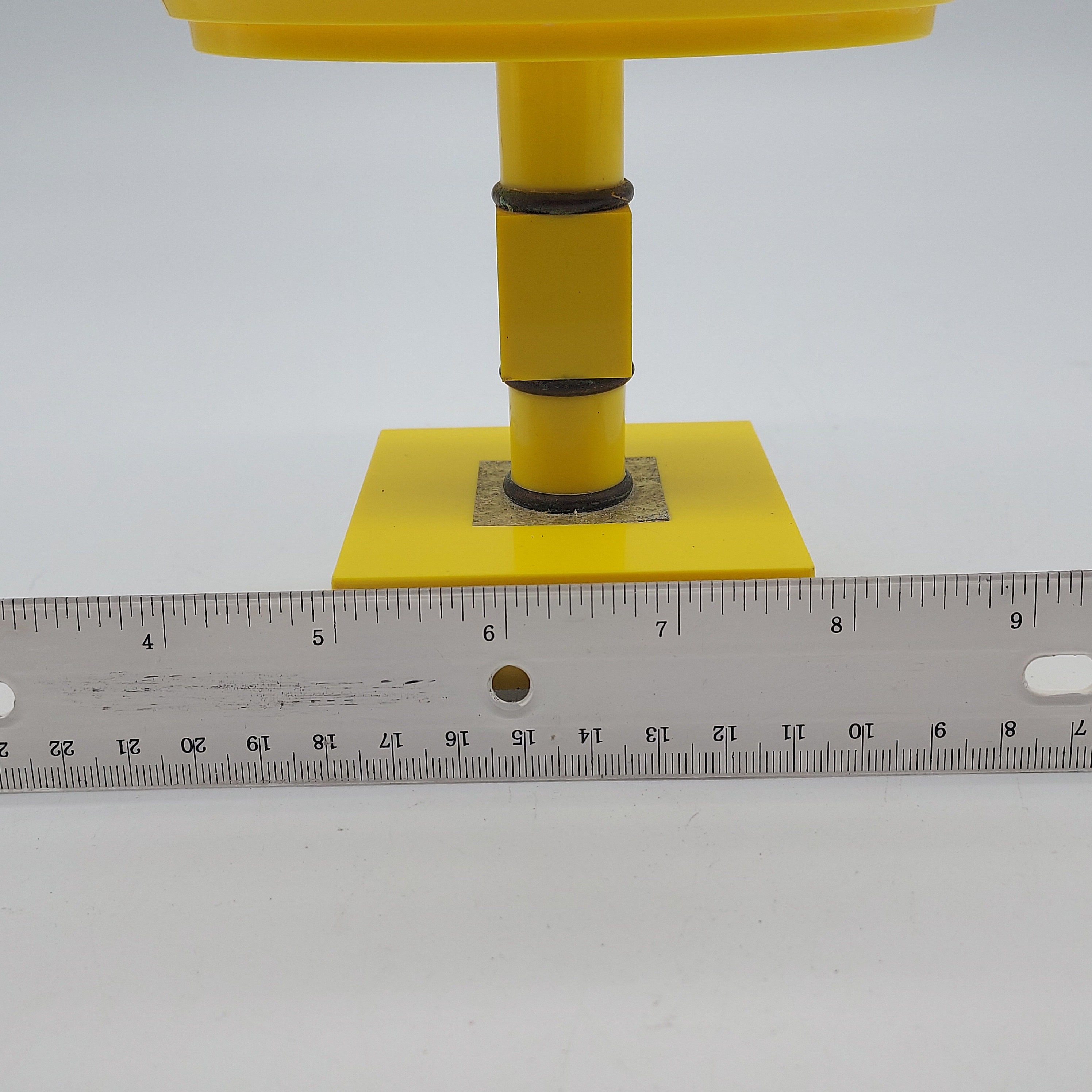 Vintage Yellow Modernist Business Card Tray Hard Plastic - Etsy