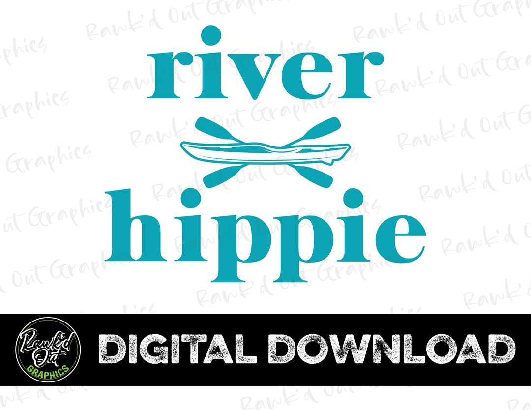 River Hippie Clip Art, River Hippie PNG, River Hippie Sublimation Png ...