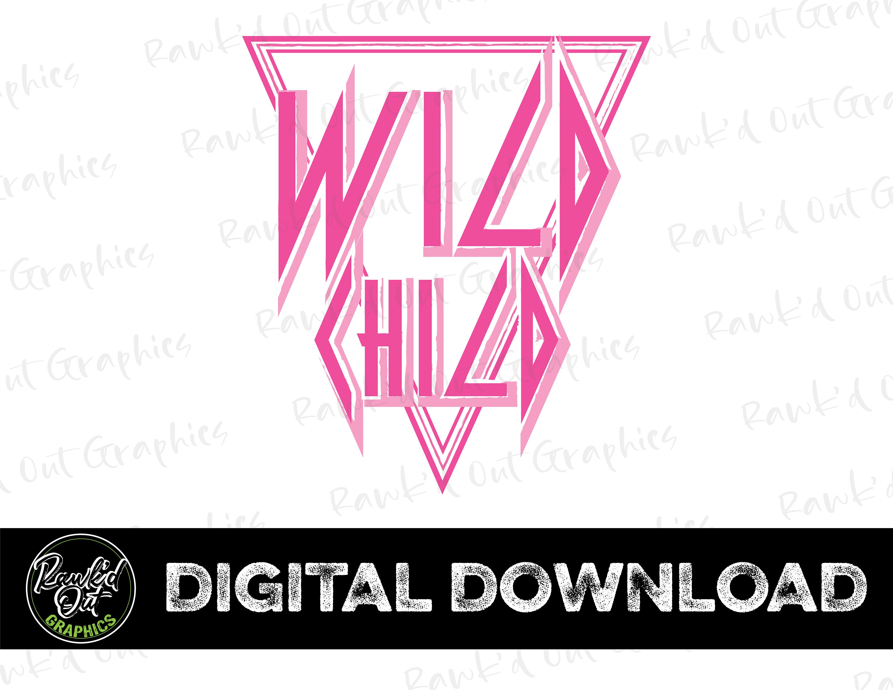 Wild Child Clip Art, Wild Child PNG, Wild Child Sublimation Png, Wild ...