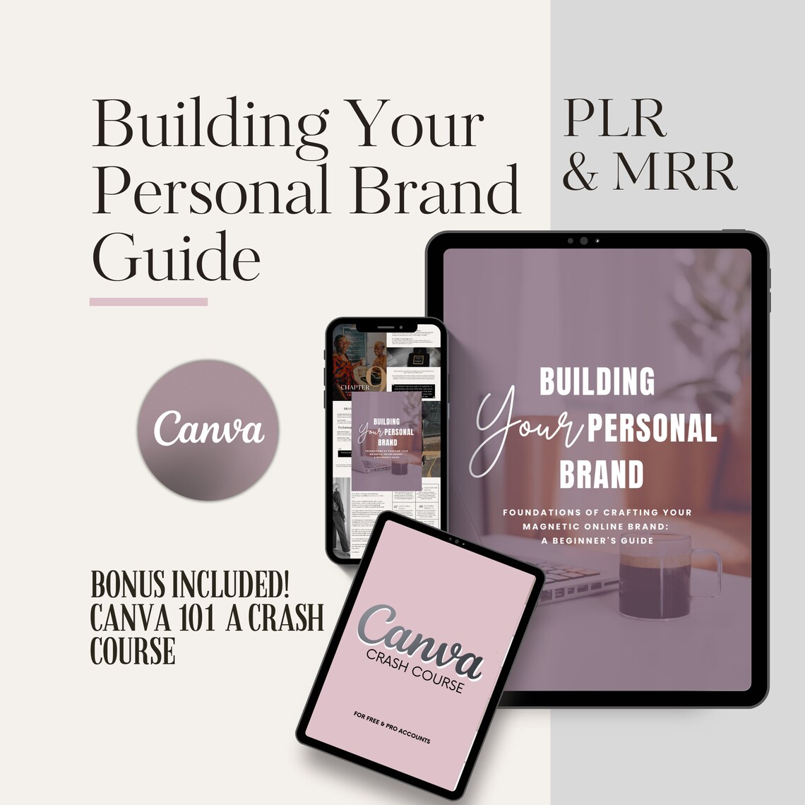 Building Your Personal Brand Canva Templates,private Label Rights PLR ...