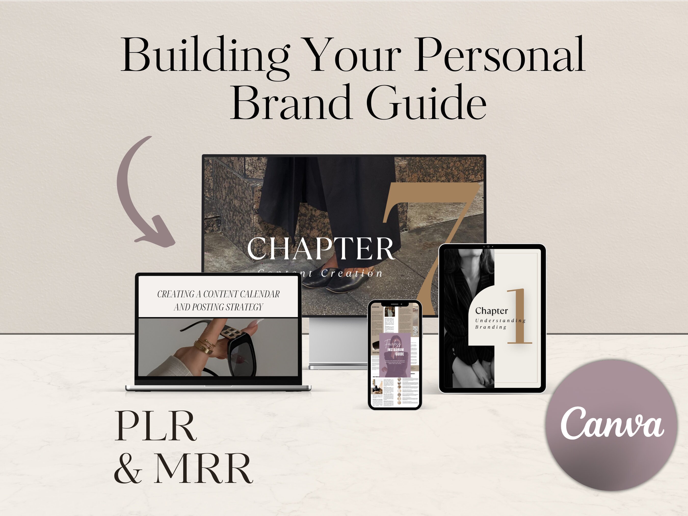 Building Your Personal Brand Canva Templates,private Label Rights PLR ...