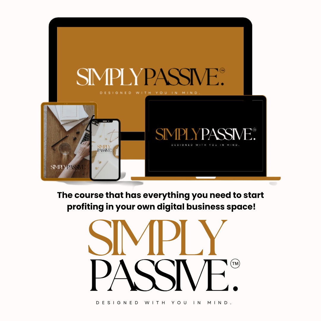 Simply Passive Digital Marketing Course W/ Master Resell Rights, W ...