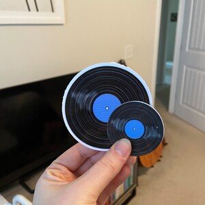 Cute Vinyl Record Sticker Music Heals Music Nerd Sticker Vinyl Records ...