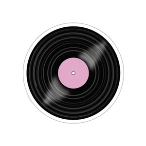 Cute Vinyl Record Sticker Music Heals Music Nerd Sticker Vinyl Records ...
