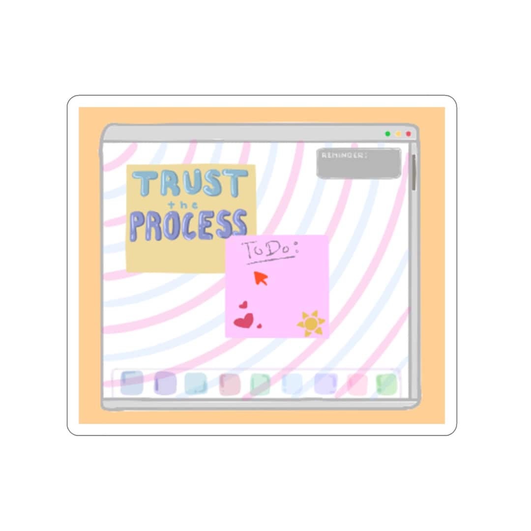 Cute Laptop Screen Sticker Cute Sticker Colorful Sticker - Etsy