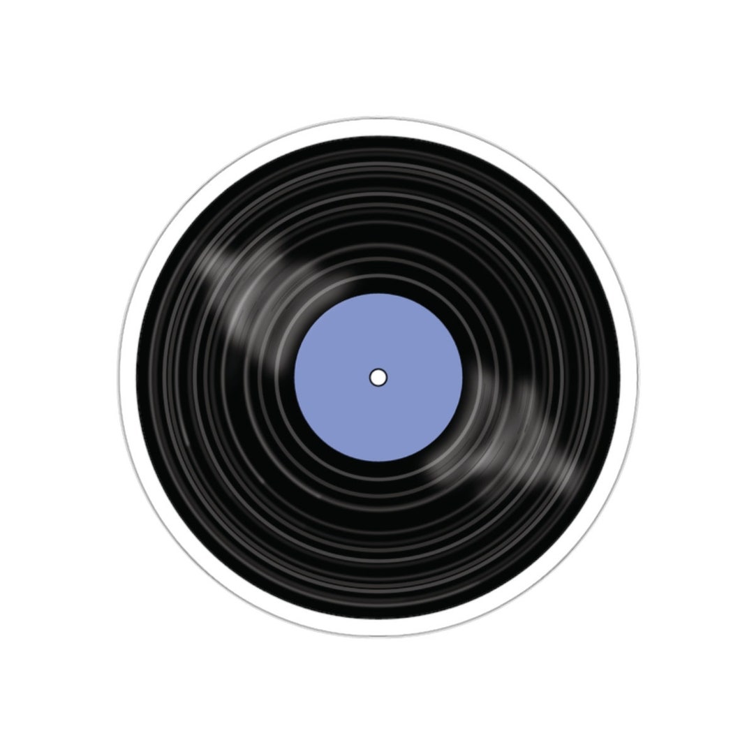 Vinyl Record Sticker Cute Music Sticker Music Heals Sticker Record ...