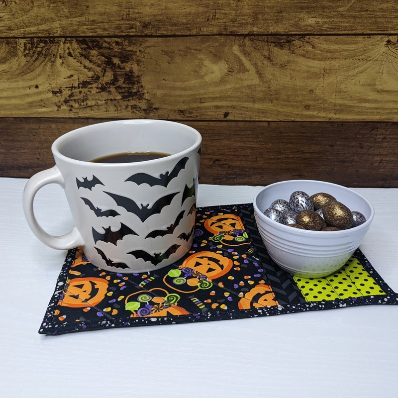 Halloween Mug Rug - Etsy