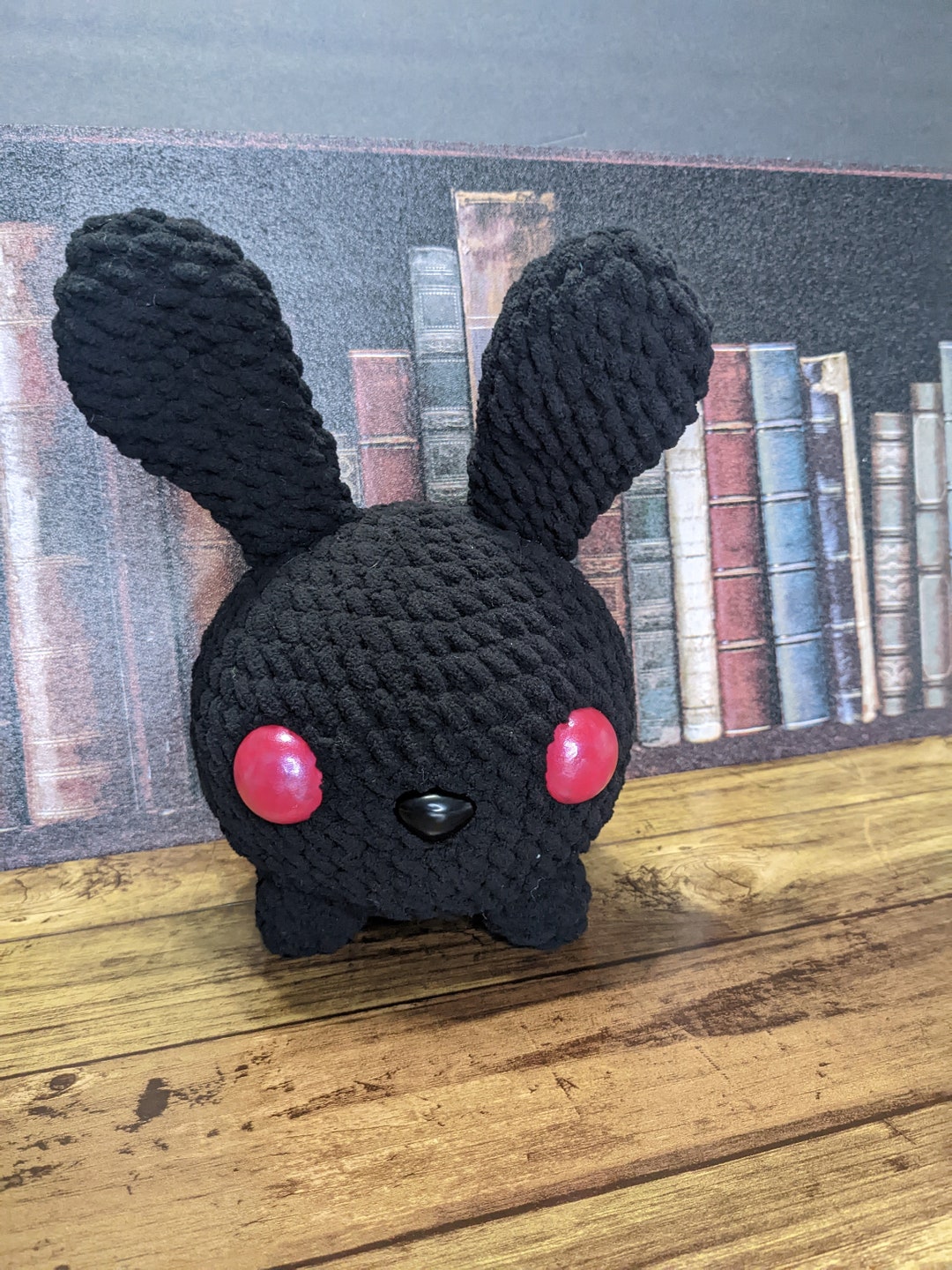 Crochet Bunny Plushie Evil Bunny - Etsy
