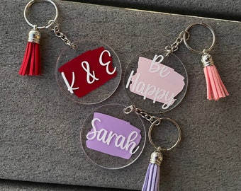 Custom Acrylic Keychains for Everyone - Etsy