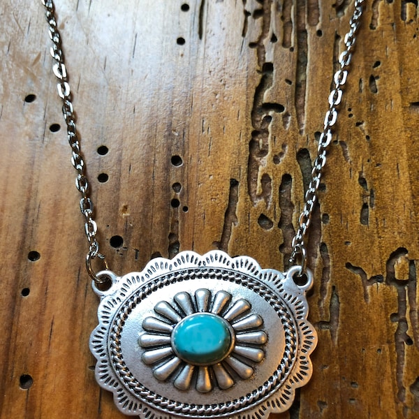 Concho Necklace - Etsy