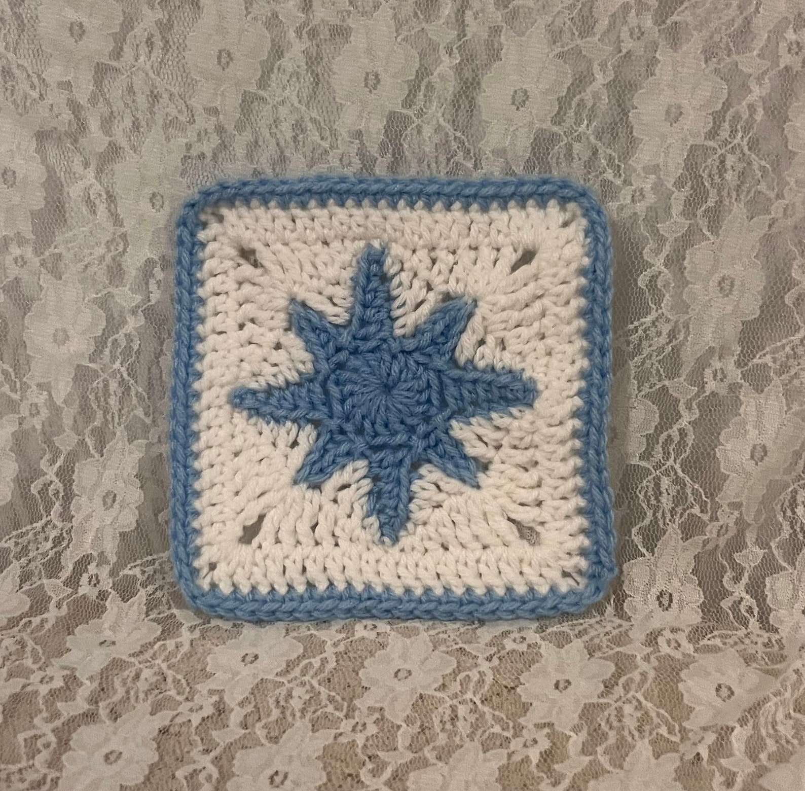 Starburst Granny Square Crochet Pattern - Etsy