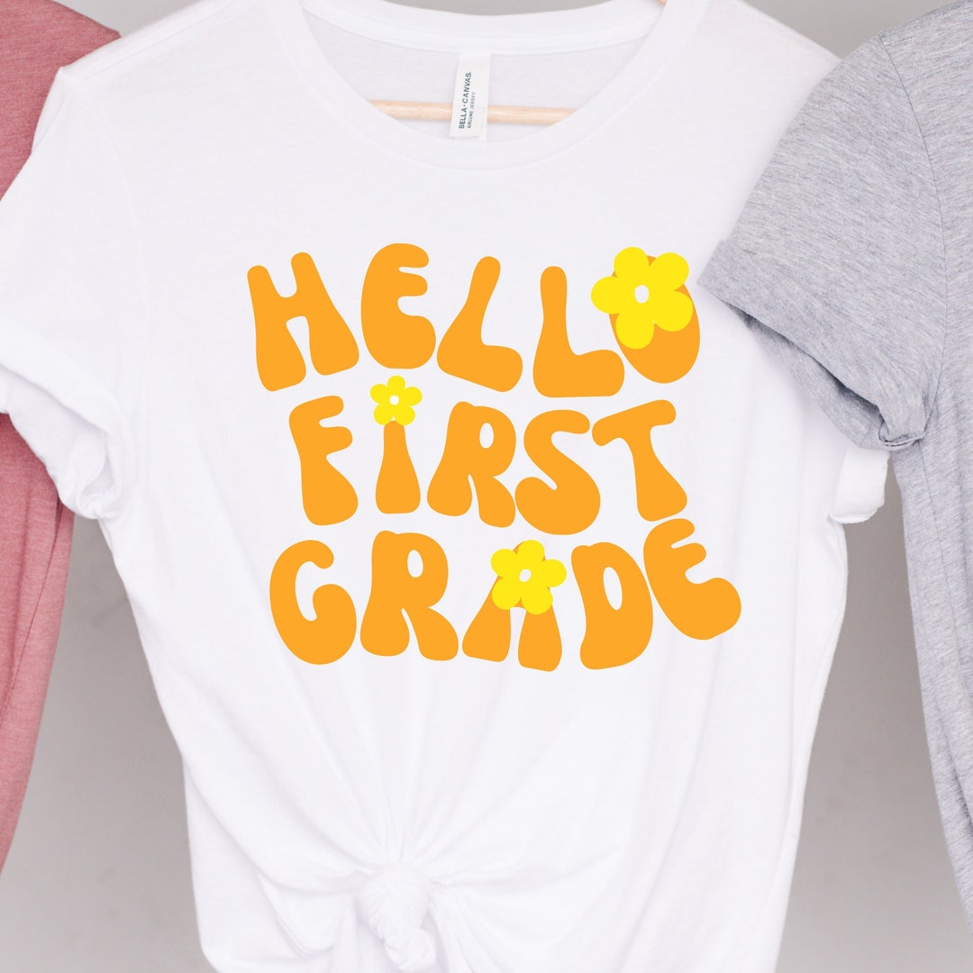 Hello Groovy Flower Pre-k-6th Bundle PNG/SVG/DXF Digital Download ...